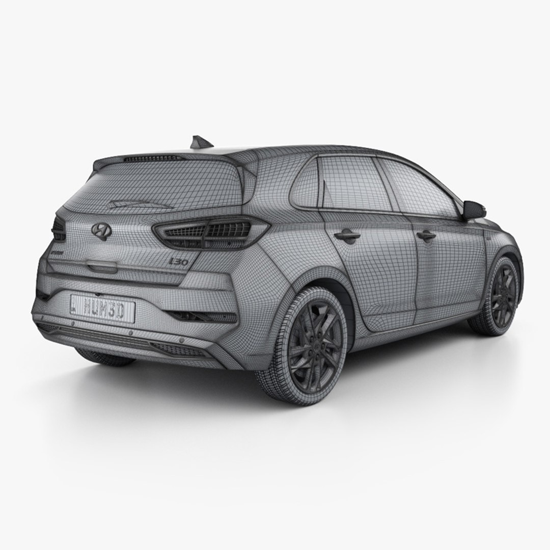 3D Model Hyundai I30 Hybrid Hatchback 2020 - TurboSquid 1812334
