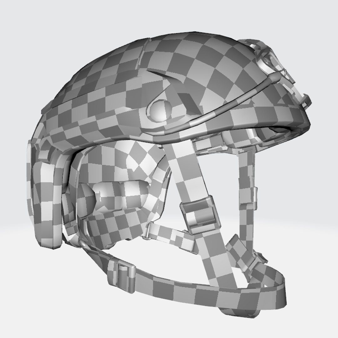 Military Helmet 3D Model - Black Tactical Gear 3D - TurboSquid 2426229
