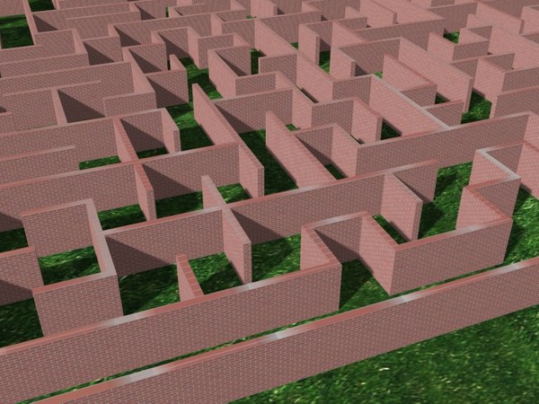 maze 3d c4d