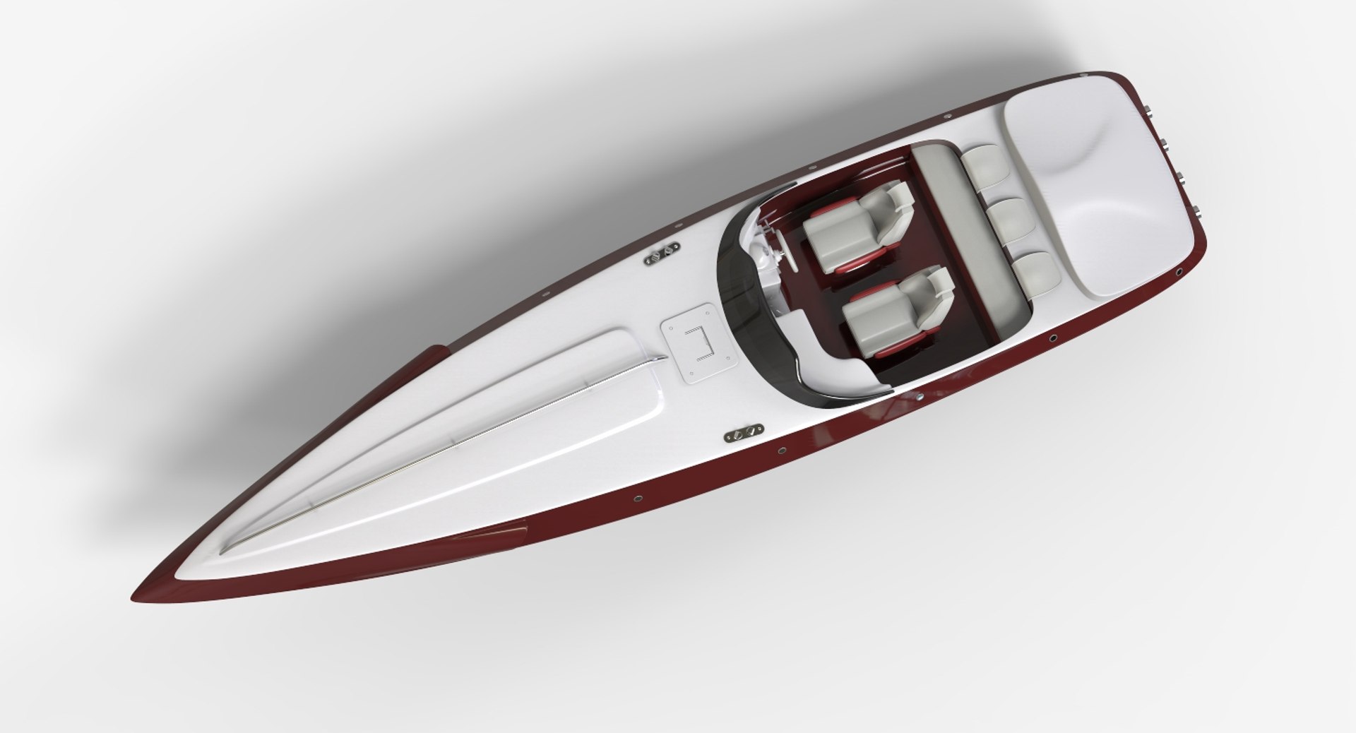 Boat Powerboat Speed 3D Model - TurboSquid 1317229