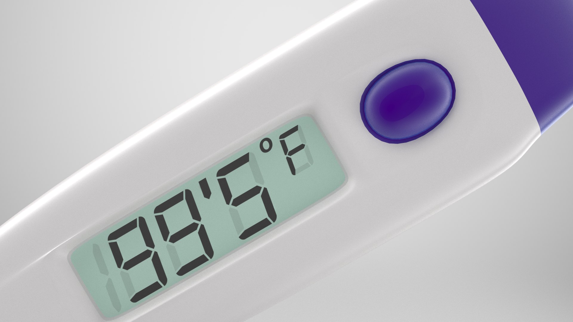 Photorealistic Digital Thermometer Model - TurboSquid 1603376