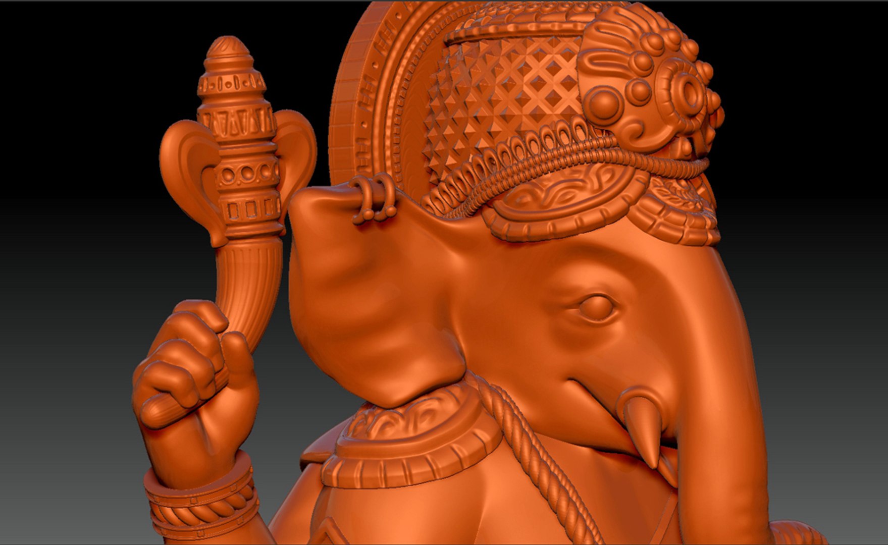 3D Ganesha Ganapati Vinayaka Pillaiyar - TurboSquid 1314250