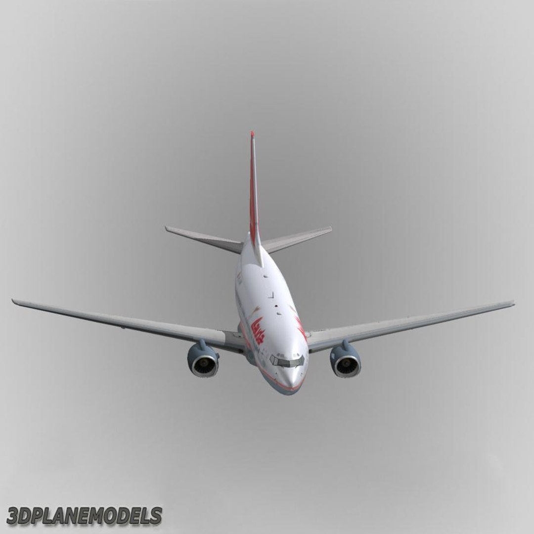 3d b737-600 lauda air model
