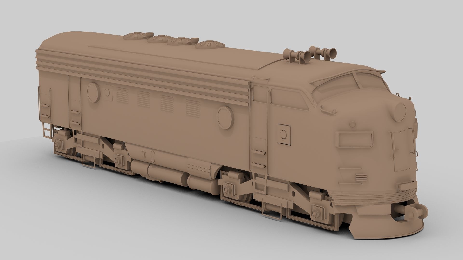 3d f7 diesel locomotive