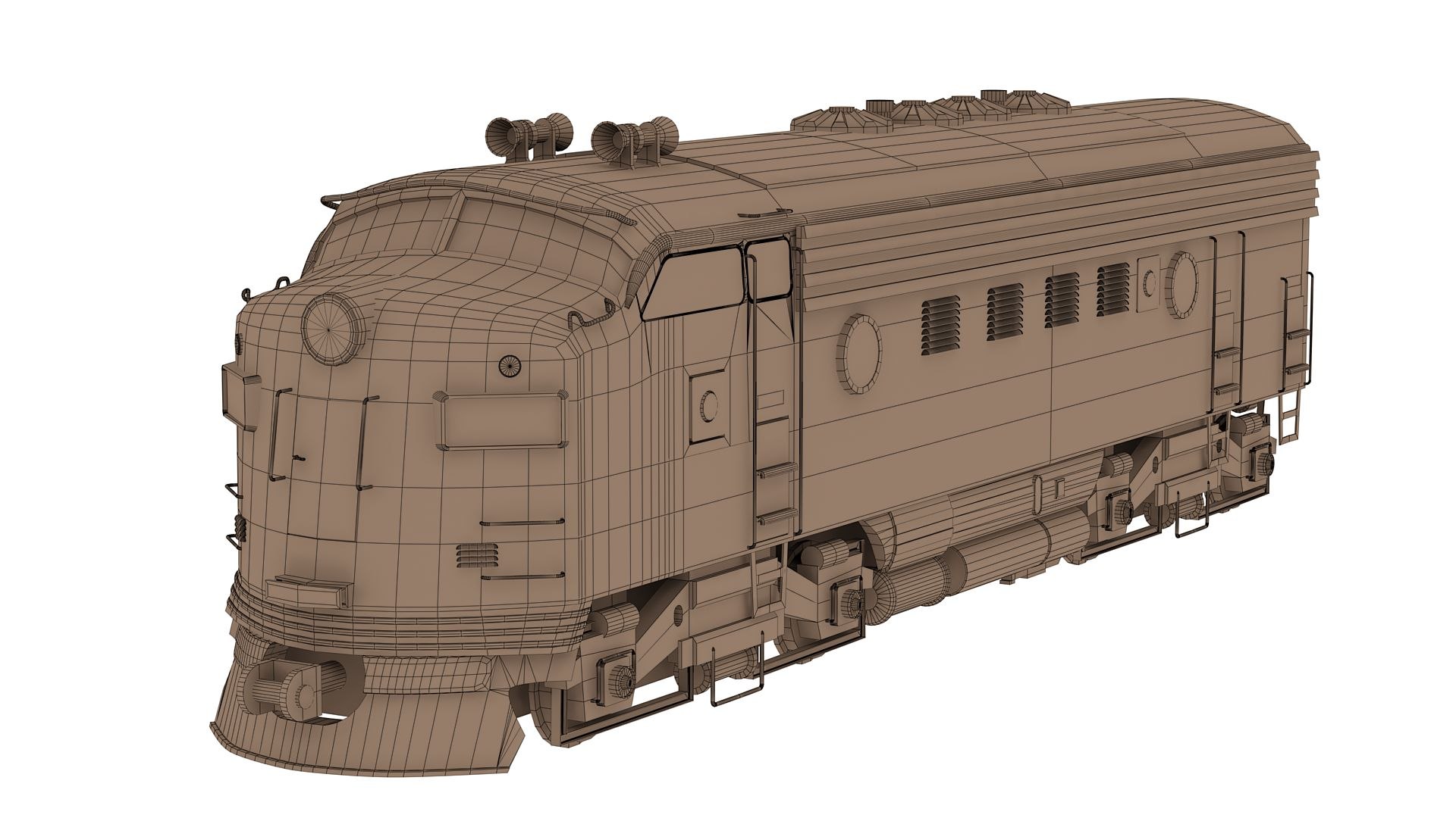 3d f7 diesel locomotive