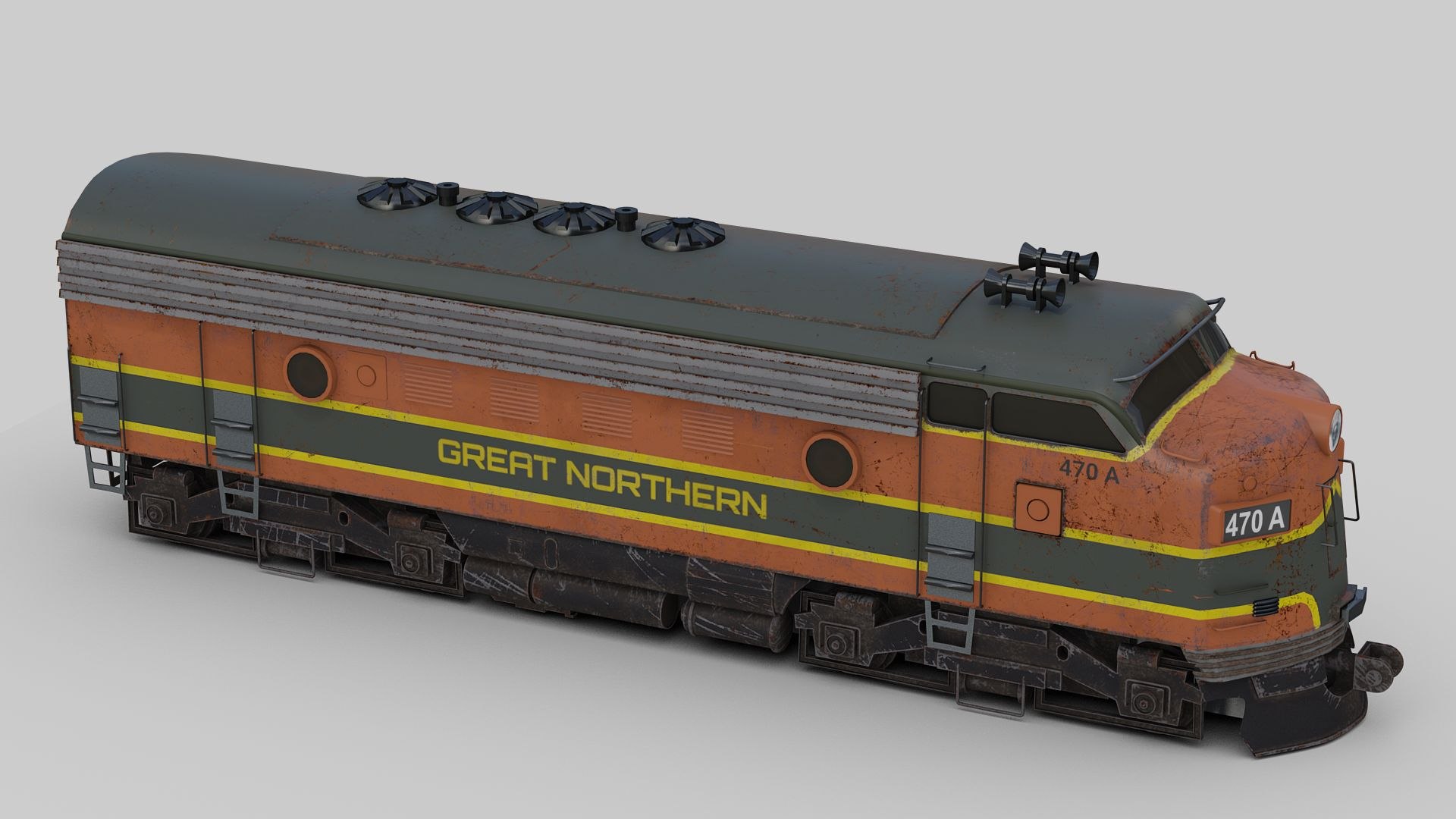 3d f7 diesel locomotive
