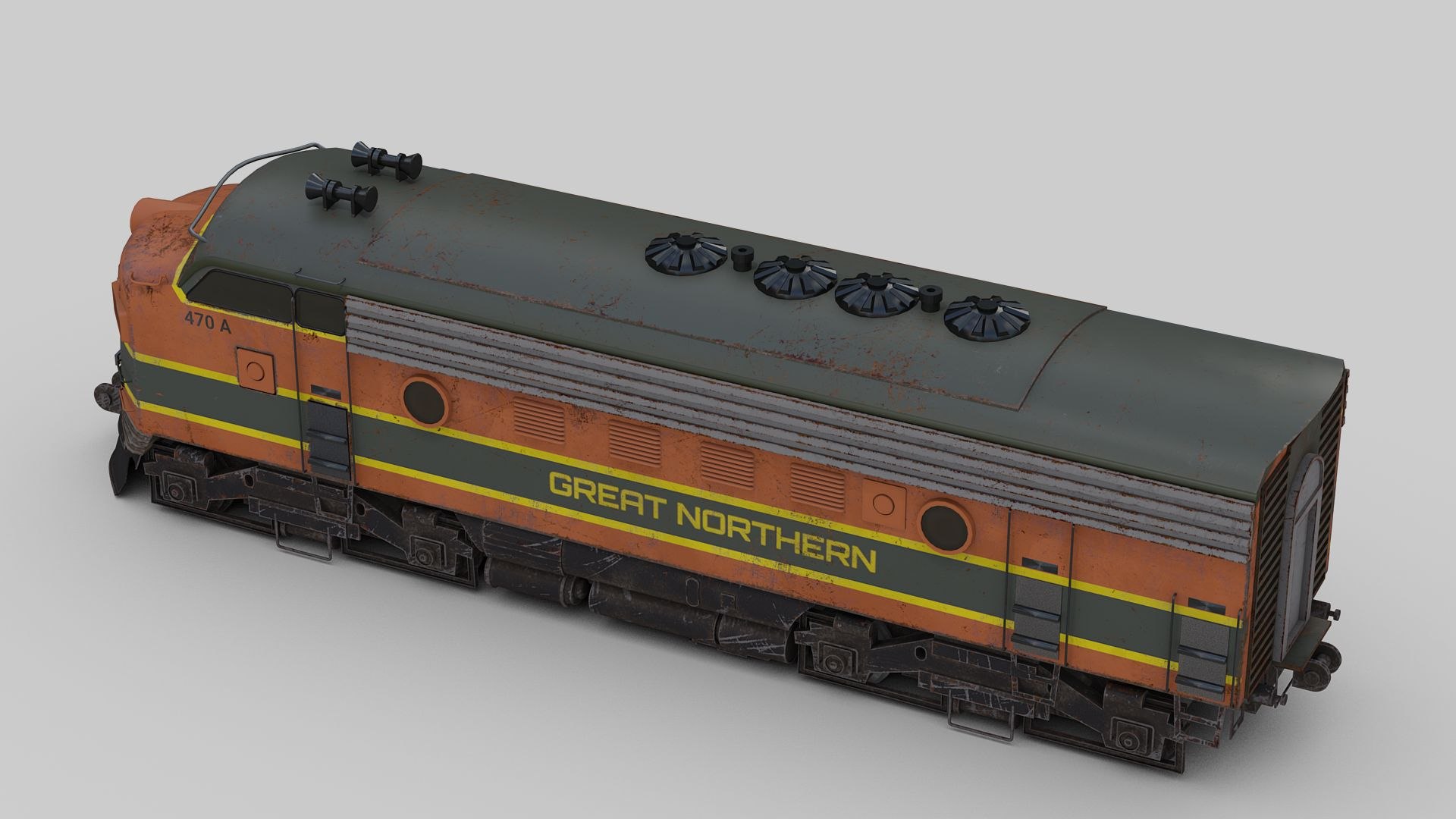 3d f7 diesel locomotive