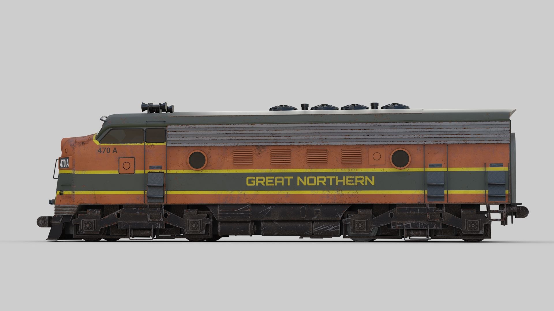 3d f7 diesel locomotive