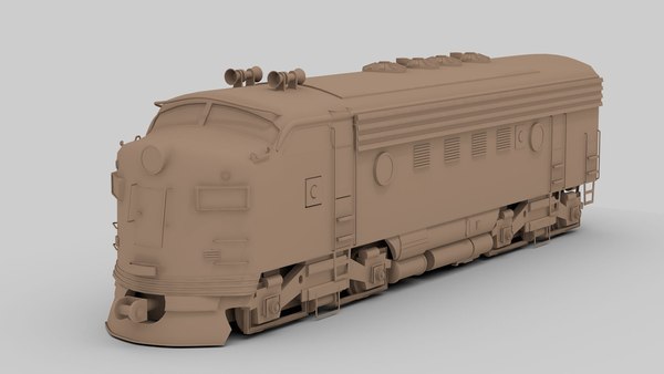3d f7 diesel locomotive