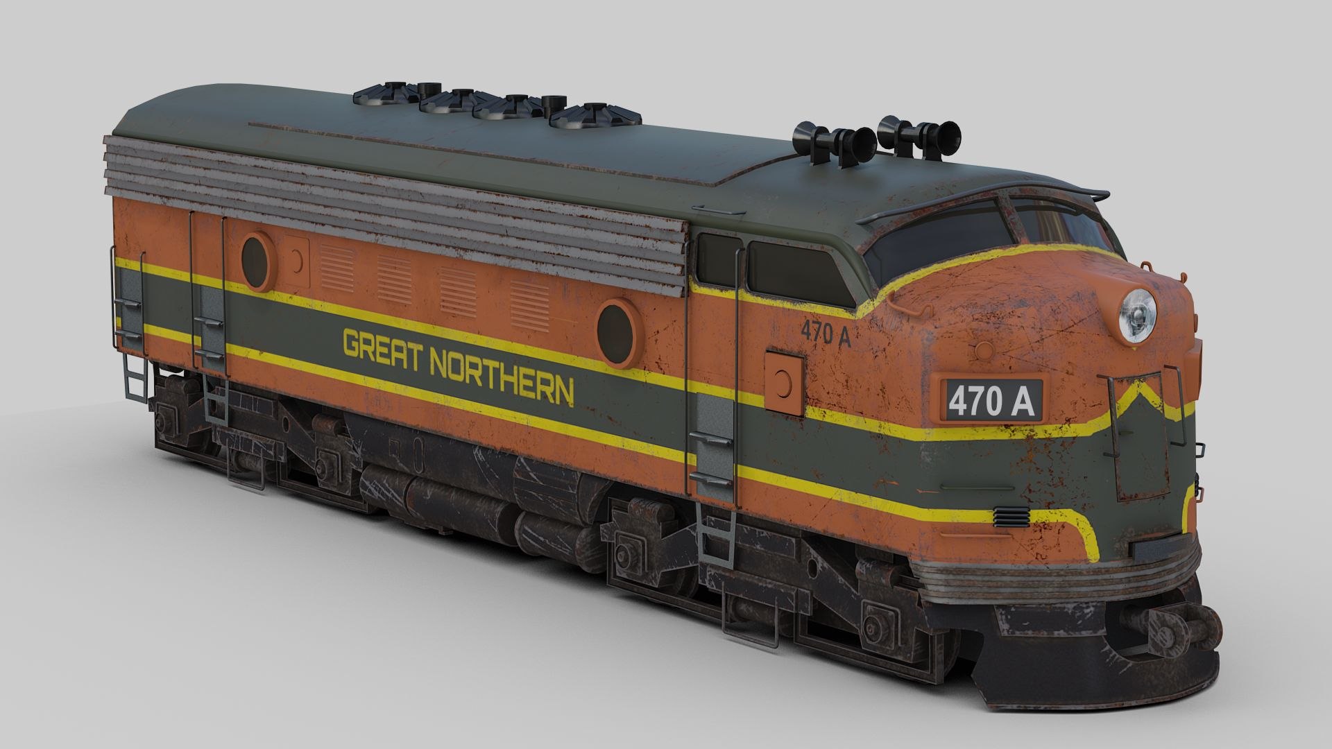 3d f7 diesel locomotive