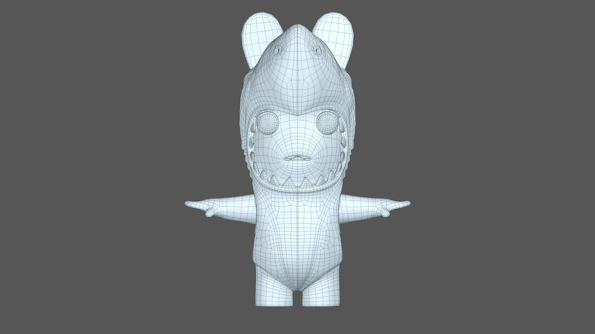 3D Rabbids Shark Hungry Character 8K - TurboSquid 1760028