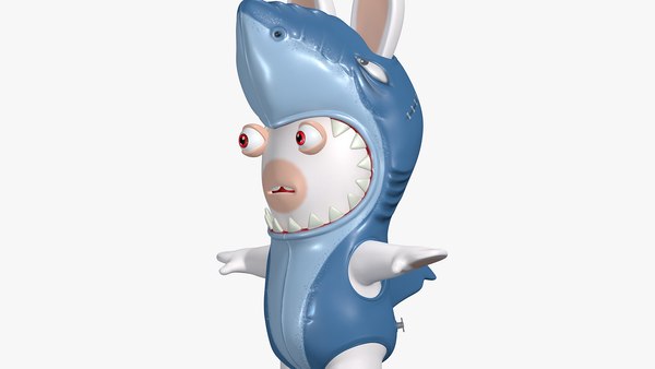 3D Rabbids Shark Hungry Character 8K - TurboSquid 1760028