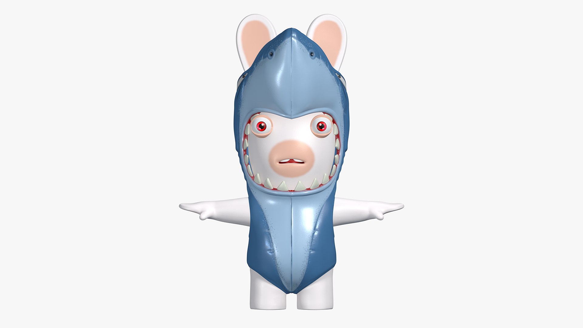 3D Rabbids Shark Hungry Character 8K - TurboSquid 1760028
