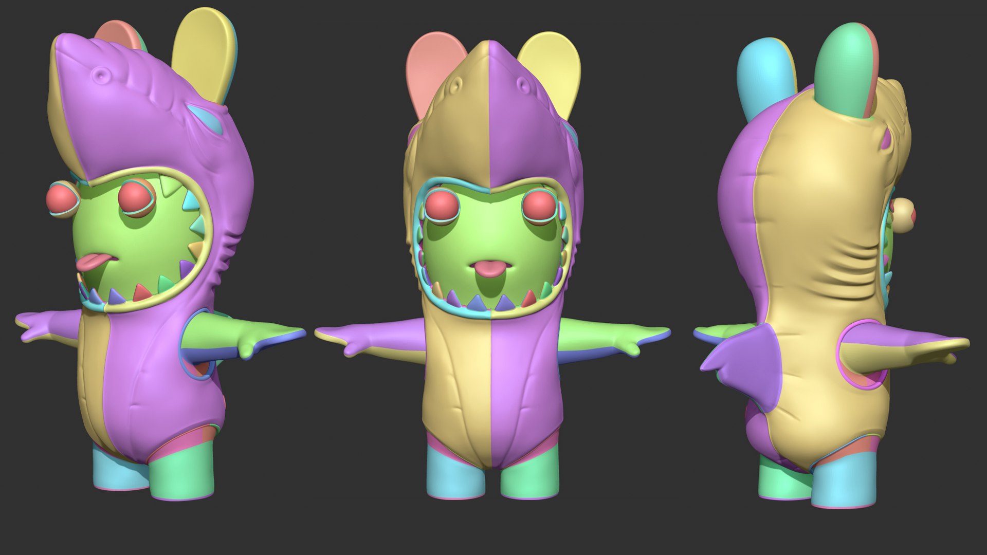 3D Rabbids Shark Hungry Character 8K - TurboSquid 1760028