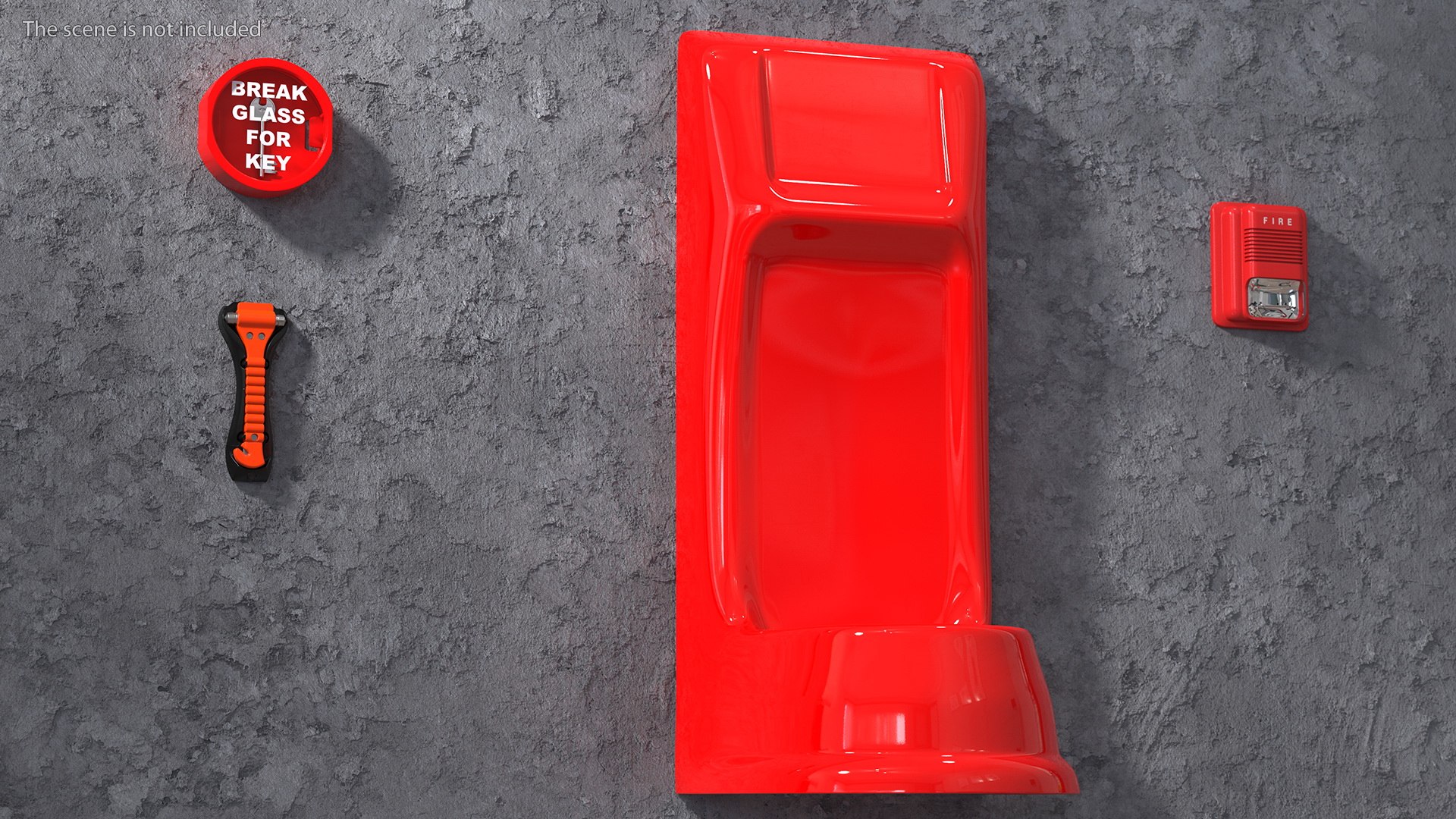 Single Extinguisher Fiberglass Stand Model - TurboSquid 1685723