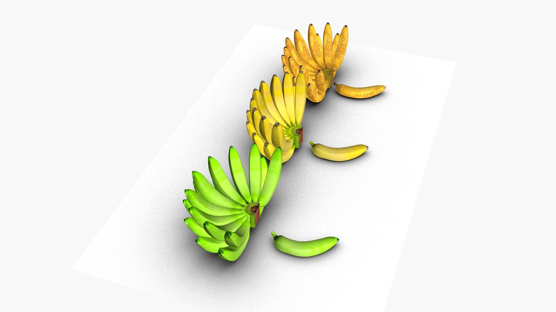Banana 3D Model - TurboSquid 2119618