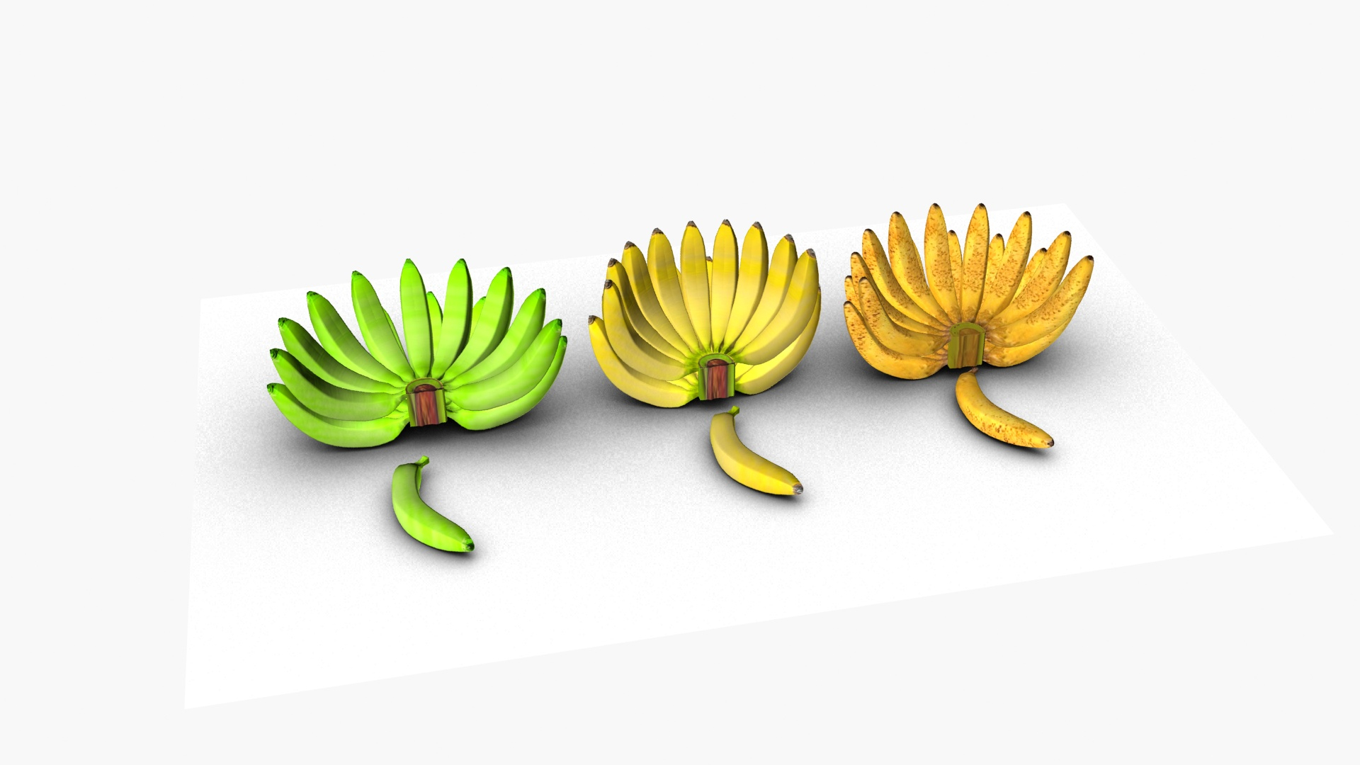 Banana 3D Model - TurboSquid 2119618