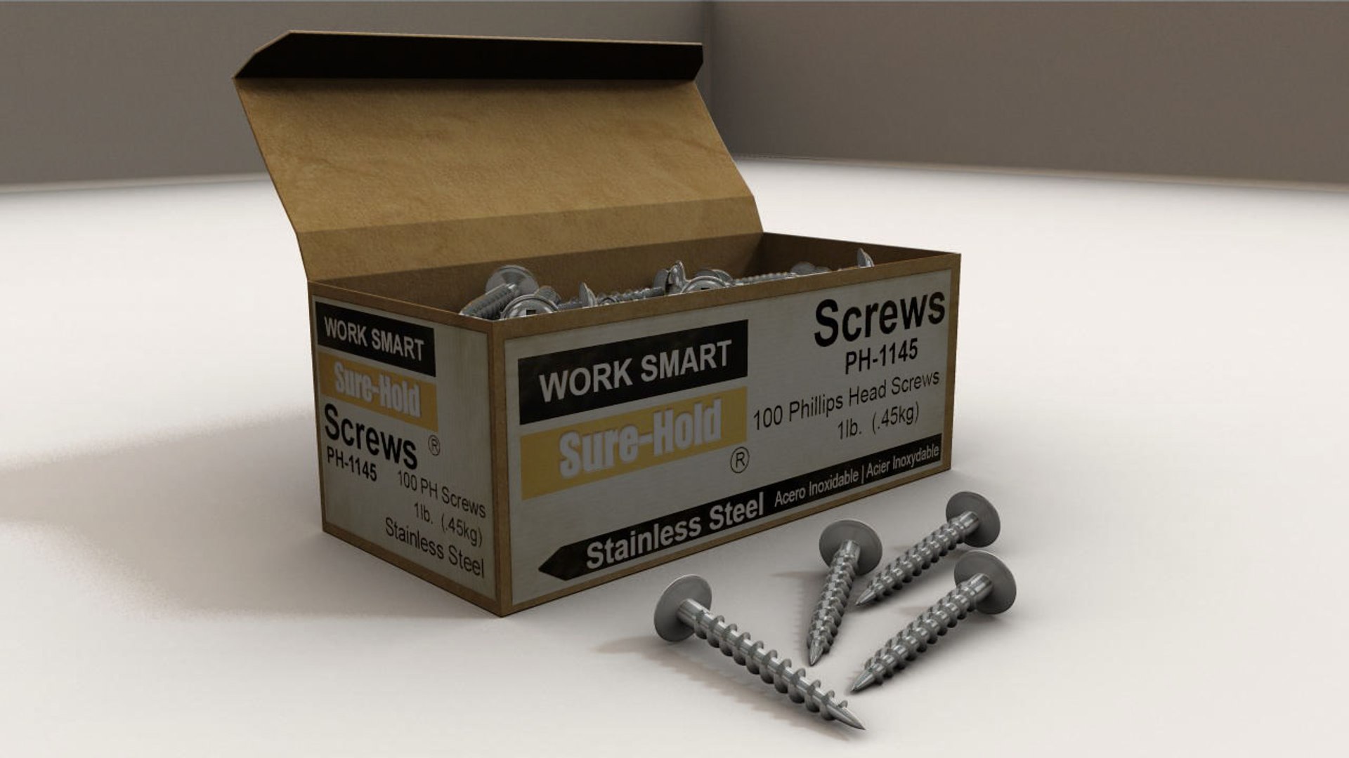 3d Box Screws