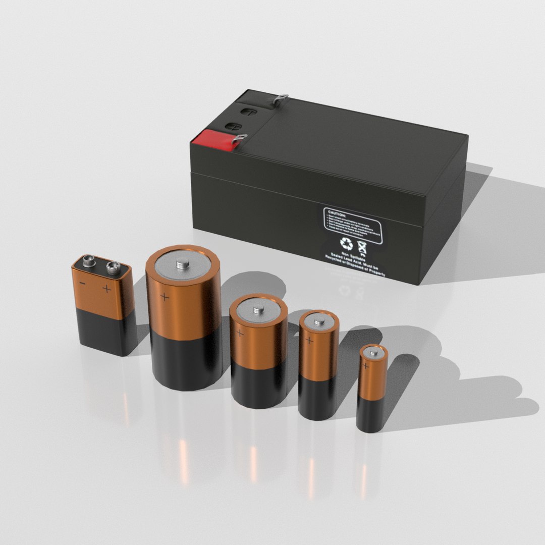 Battery 3D Model - TurboSquid 2192223