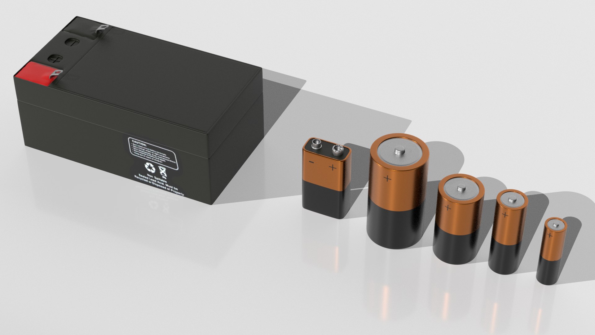 Battery 3D Model - TurboSquid 2192223