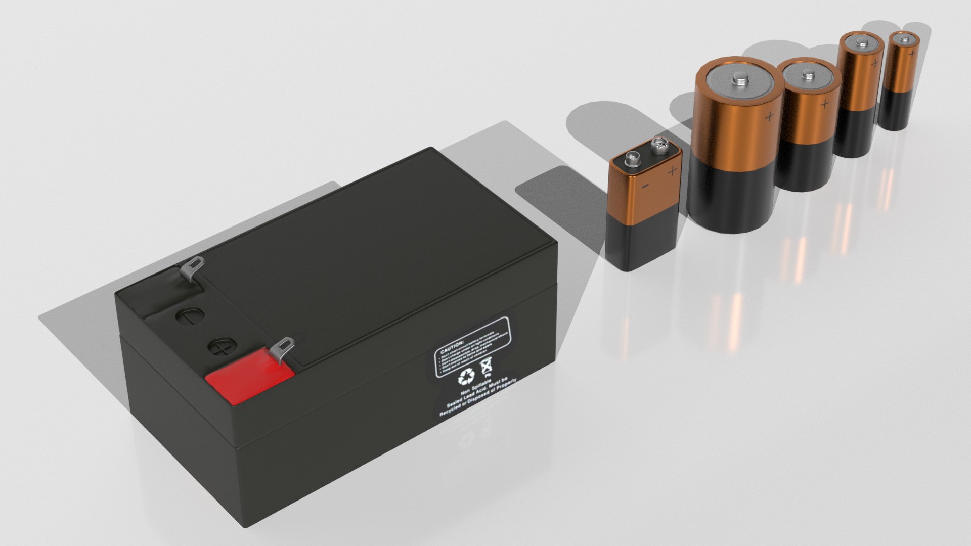 Battery 3D Model - TurboSquid 2192223
