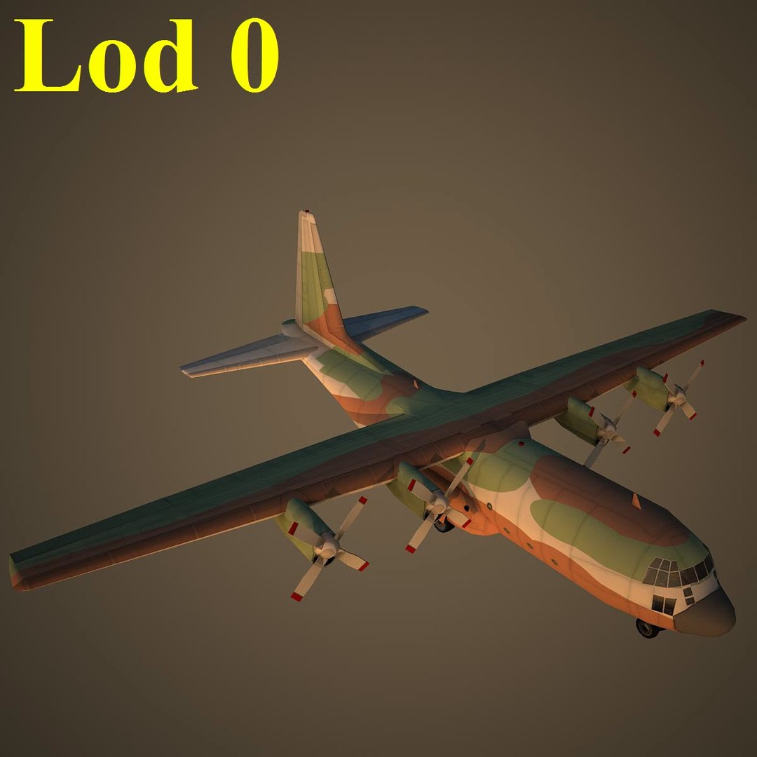 Ac-130 Spectre Iaf 3d Model