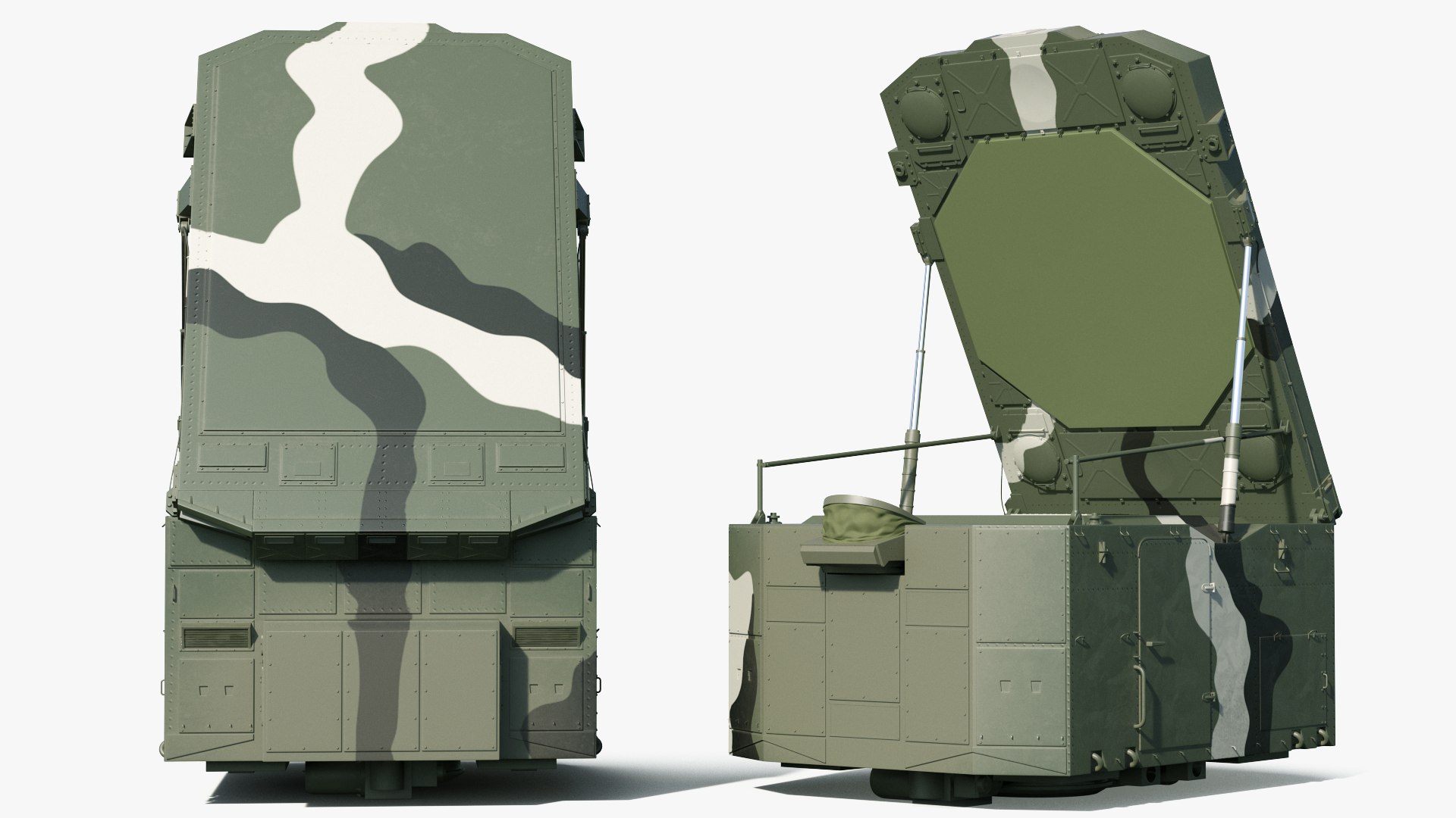 3D s300 camouflage radar flap model - TurboSquid 1586244