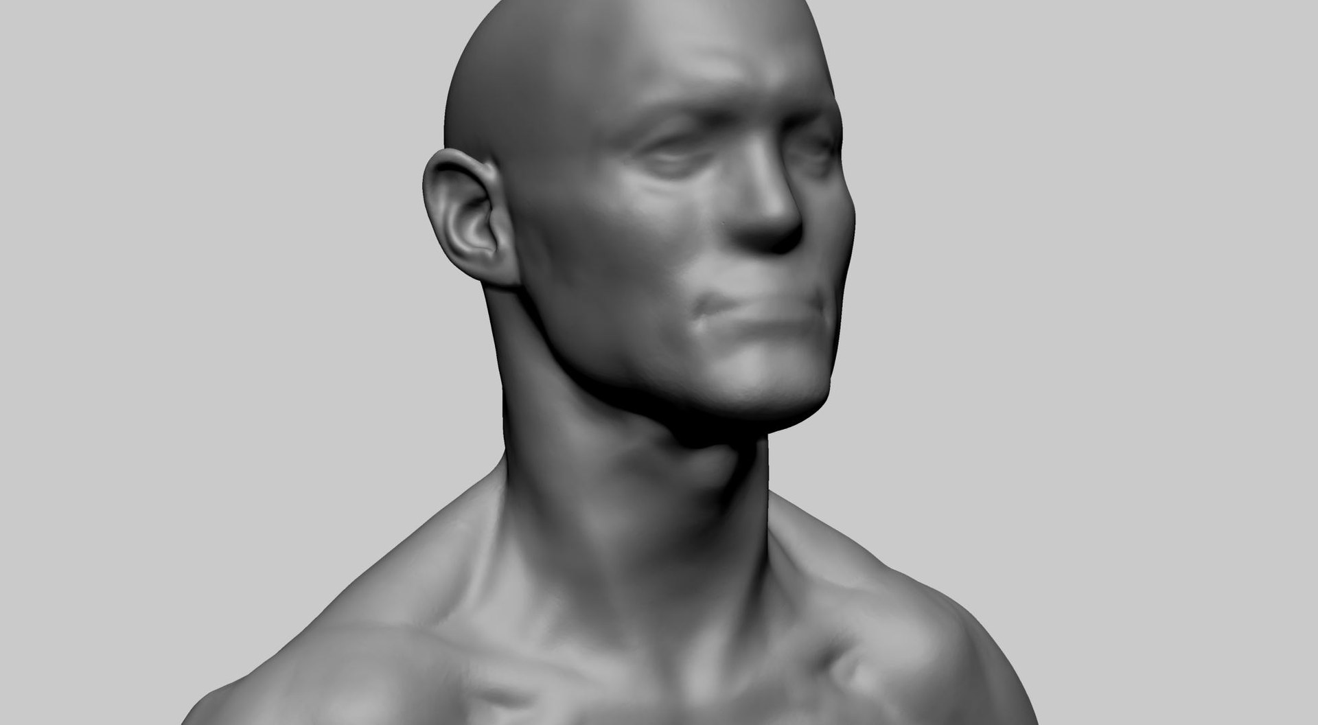 Base Male Head B Model - TurboSquid 1937909