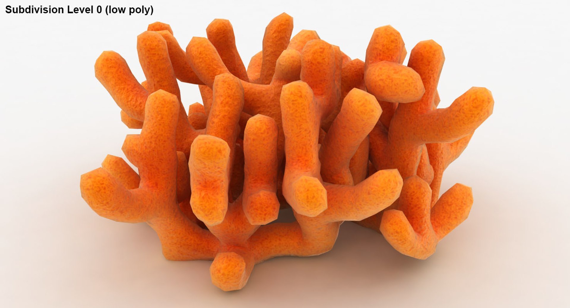 3D realistic orange tree sponge model - TurboSquid 1369404