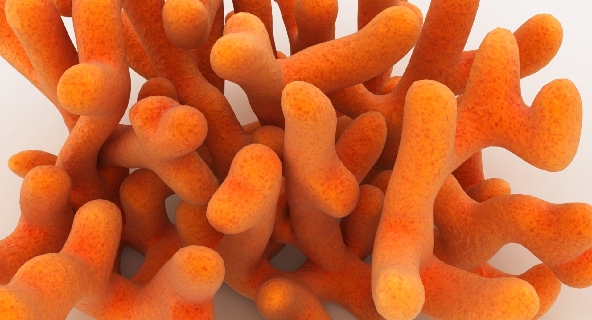 3D realistic orange tree sponge model - TurboSquid 1369404