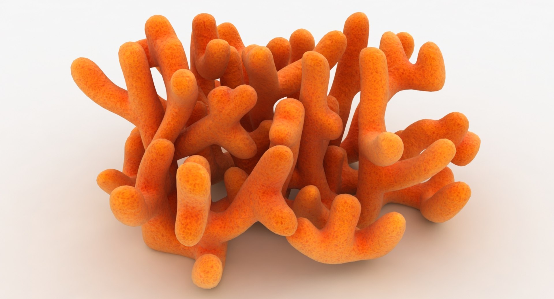 3D realistic orange tree sponge model - TurboSquid 1369404