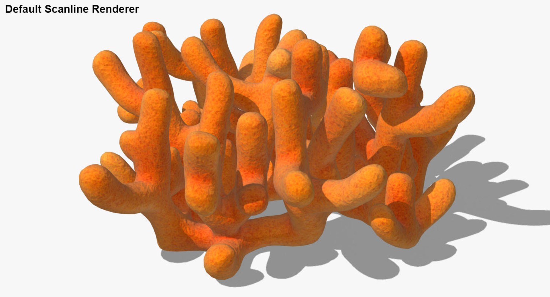 3D realistic orange tree sponge model - TurboSquid 1369404