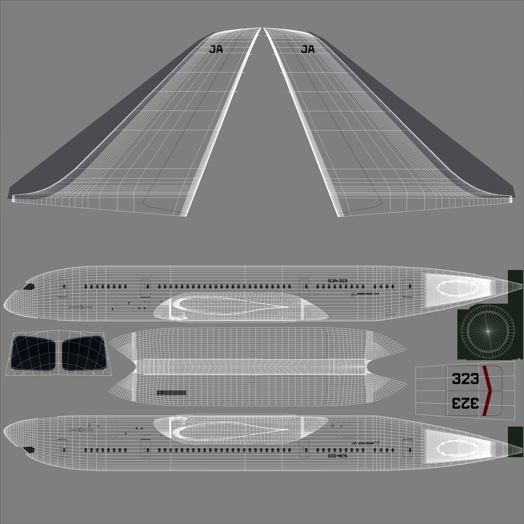 3D Boeing-787 Dreamliner Aircraft - TurboSquid 1397809