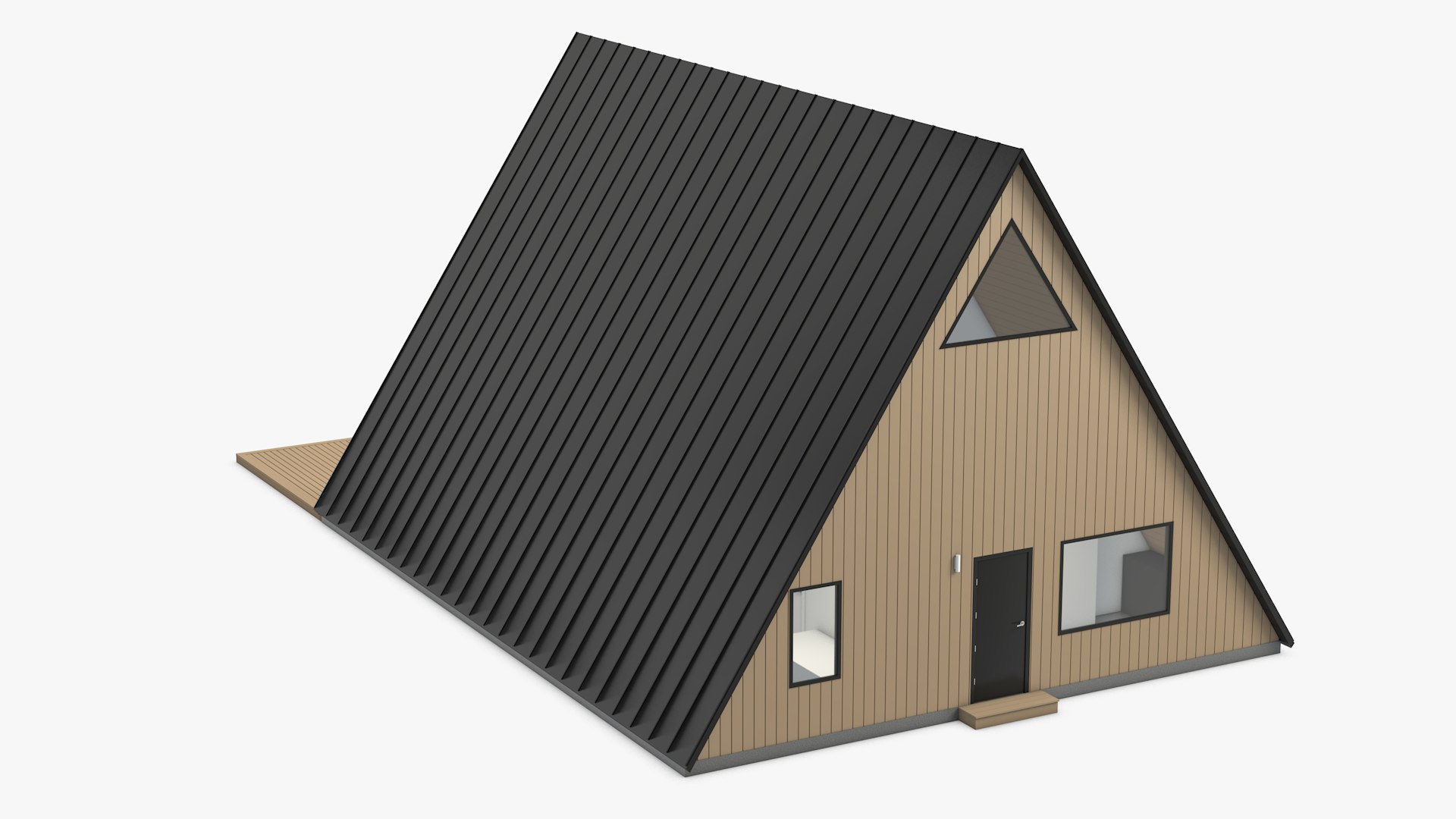 3D Model A-Frame House - TurboSquid 1885405