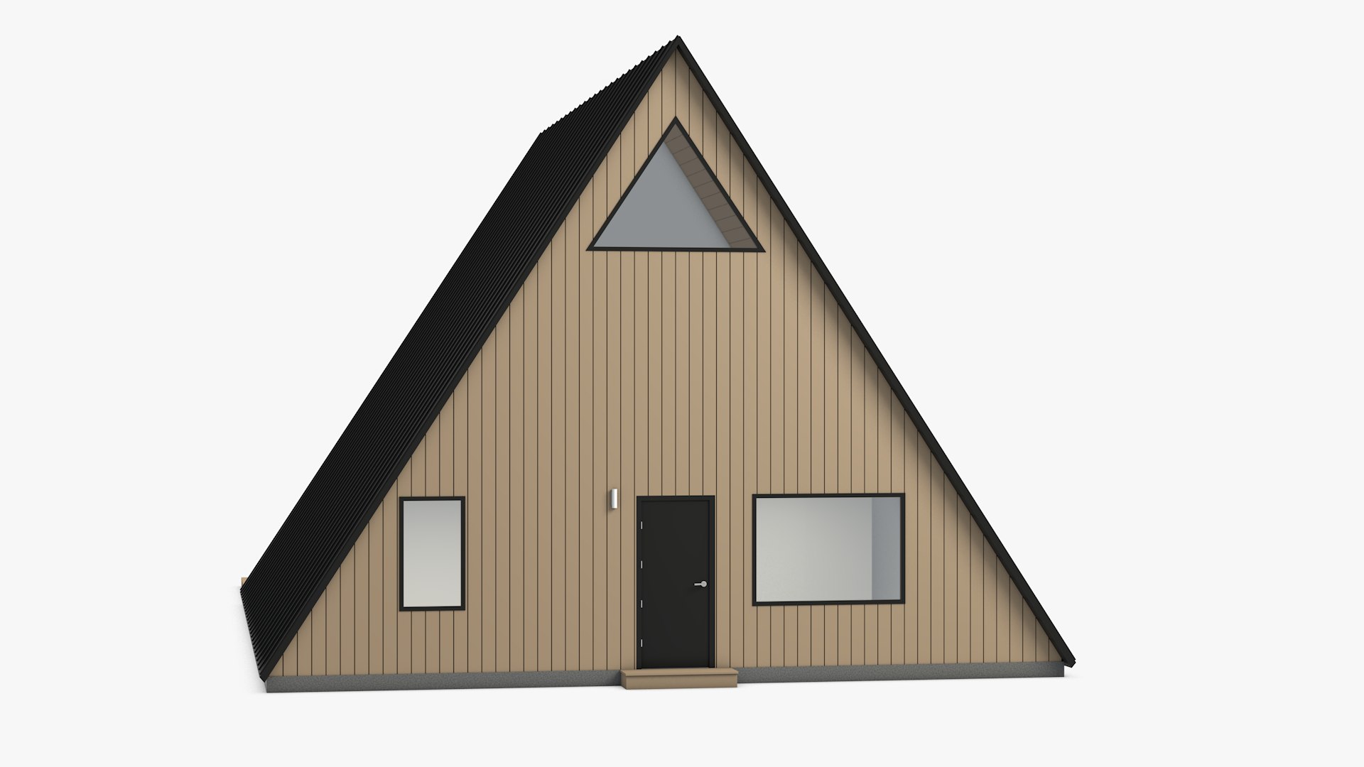 3D Model A-Frame House - TurboSquid 1885405