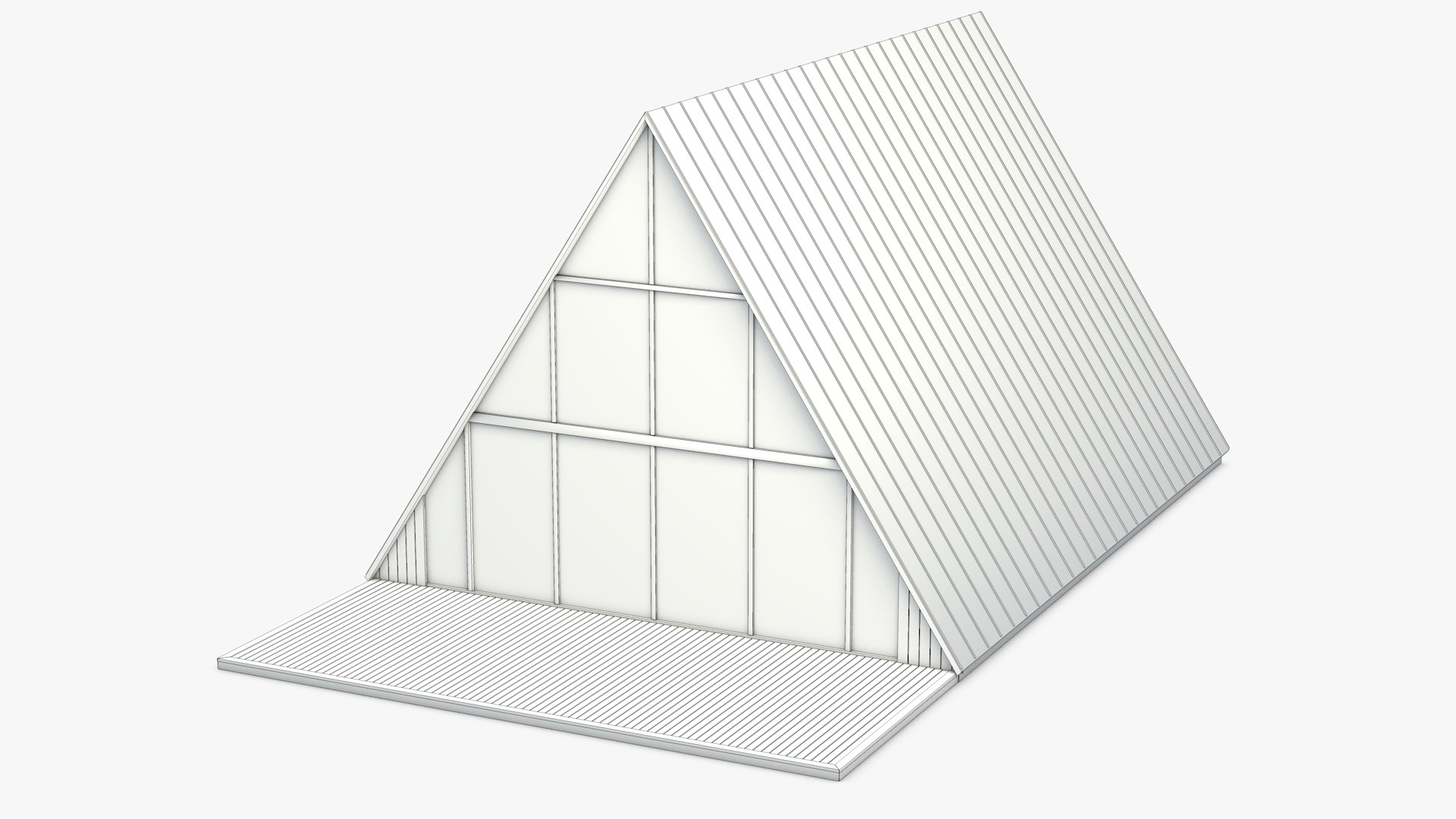 3D Model A-Frame House - TurboSquid 1885405