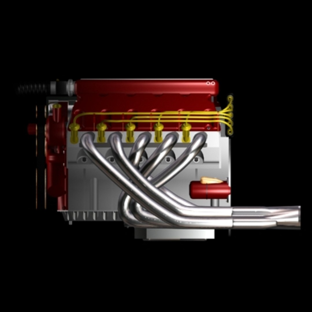 3d Dodge Viper V10 V8 Engine