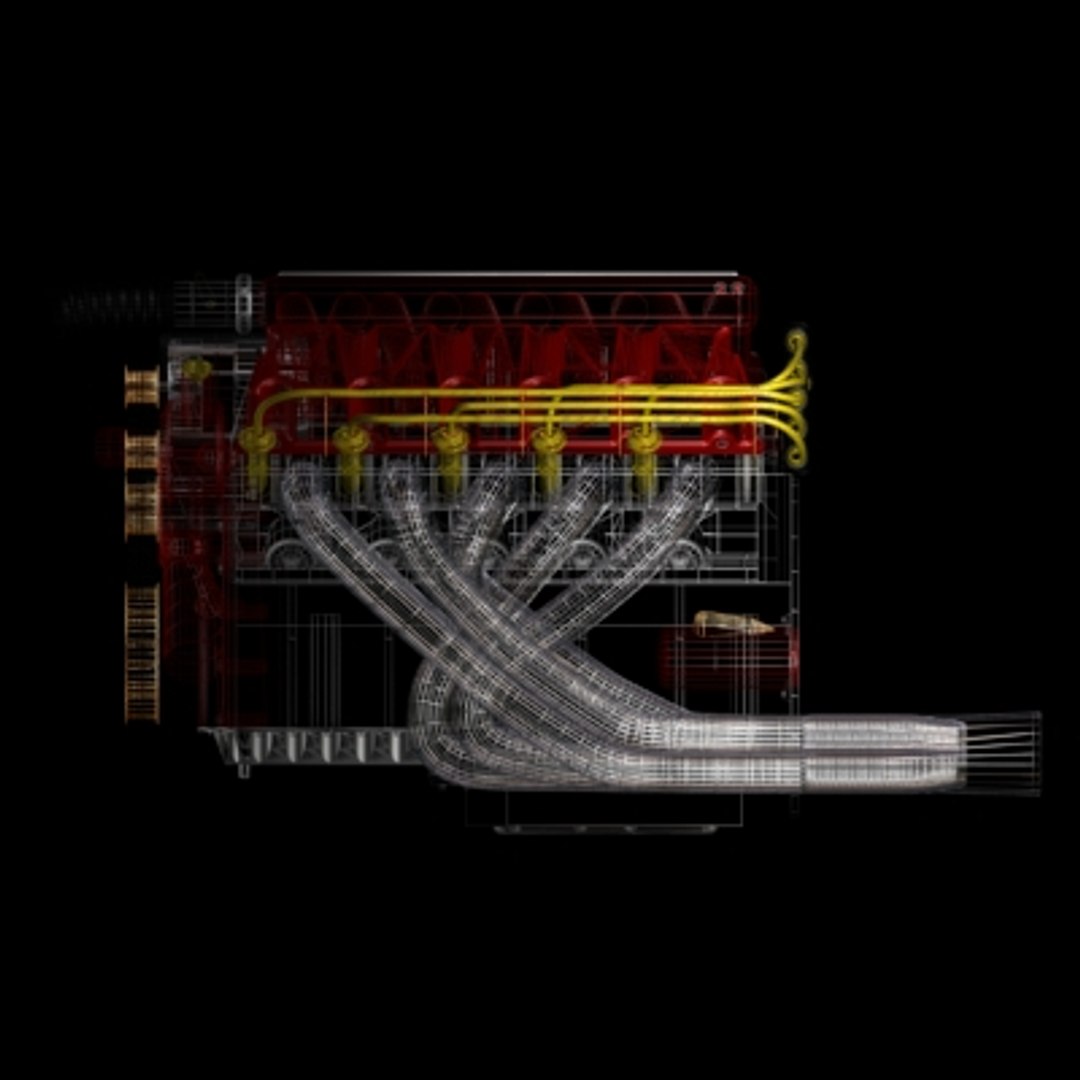 3d Dodge Viper V10 V8 Engine