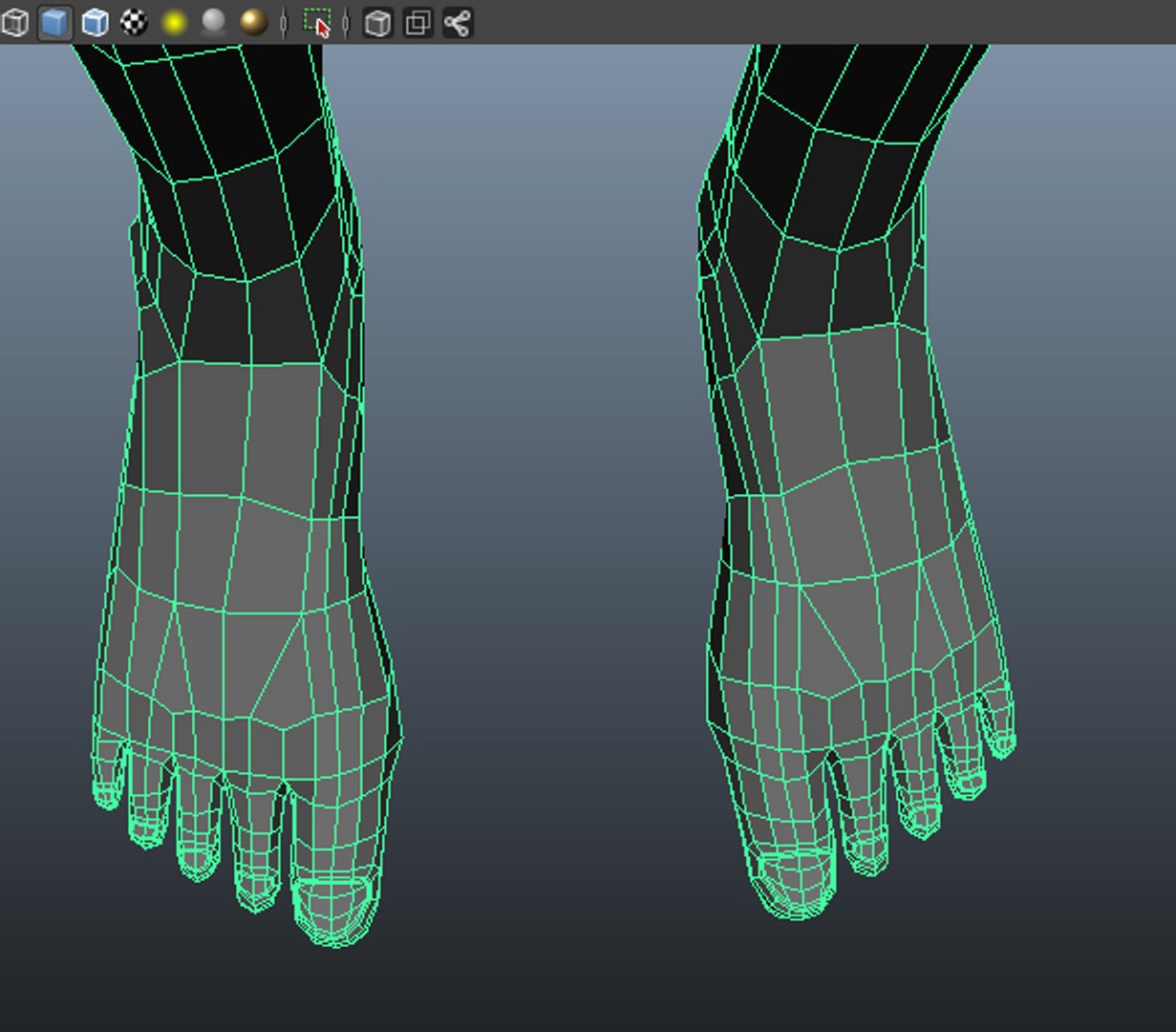 Male Character Base Mesh Obj