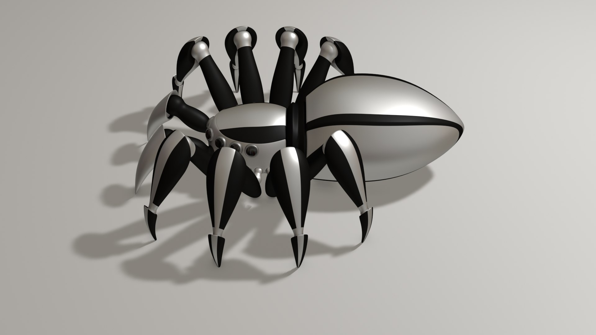Spider Bot 3D Model - TurboSquid 1739400