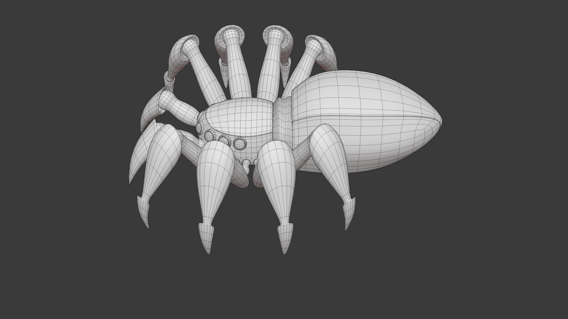 Spider Bot 3D Model - TurboSquid 1739400