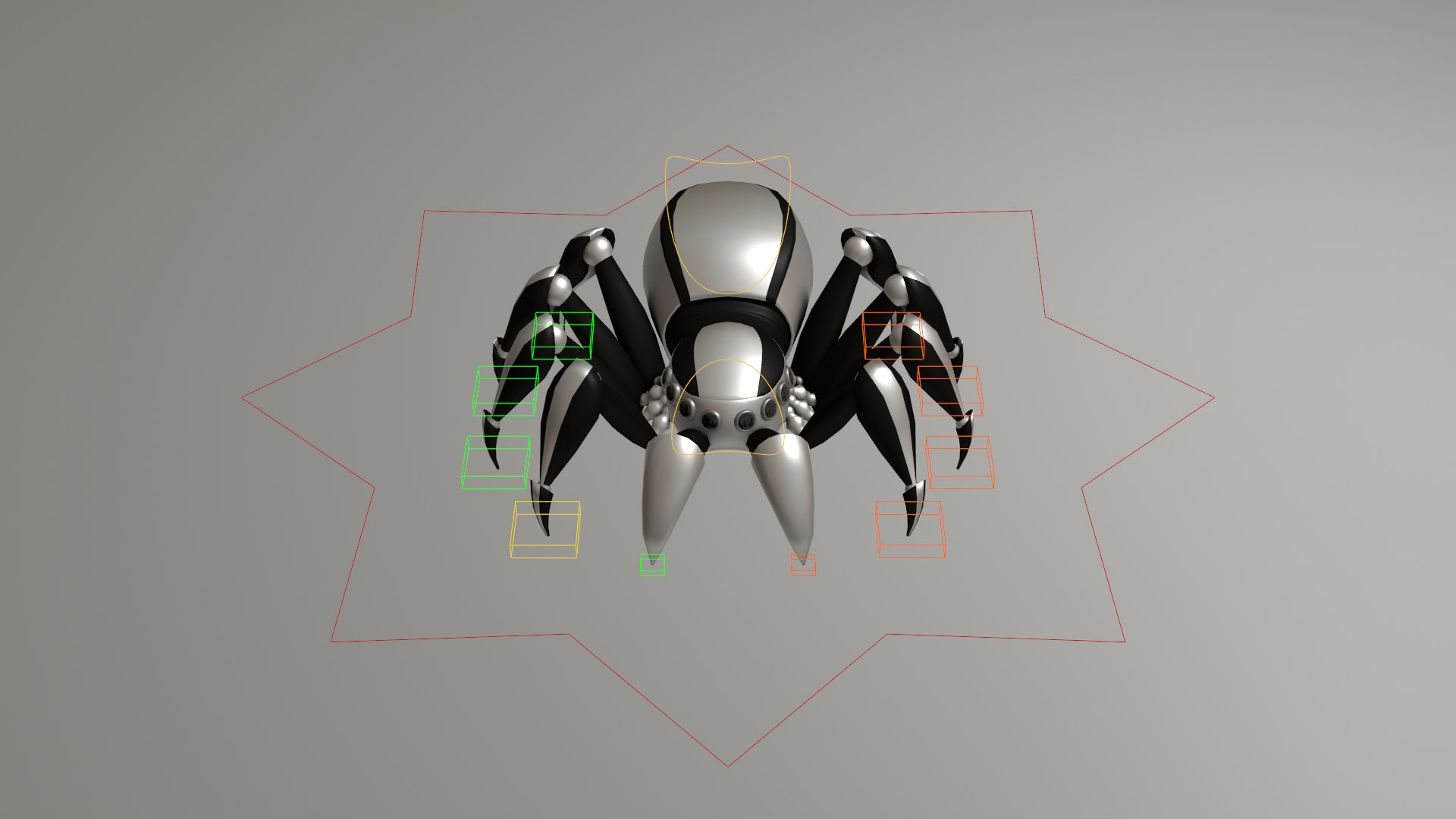 Spider Bot 3D Model - TurboSquid 1739400