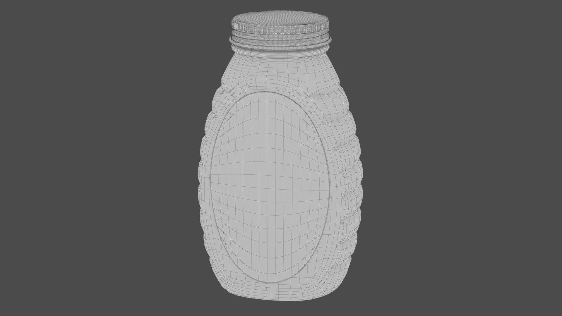Honey Jar 480ml 3D Model - TurboSquid 2270318