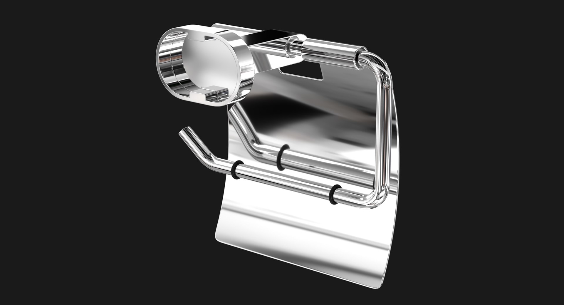 3D Model Realistic Toilet Paper Holder - TurboSquid 1362333