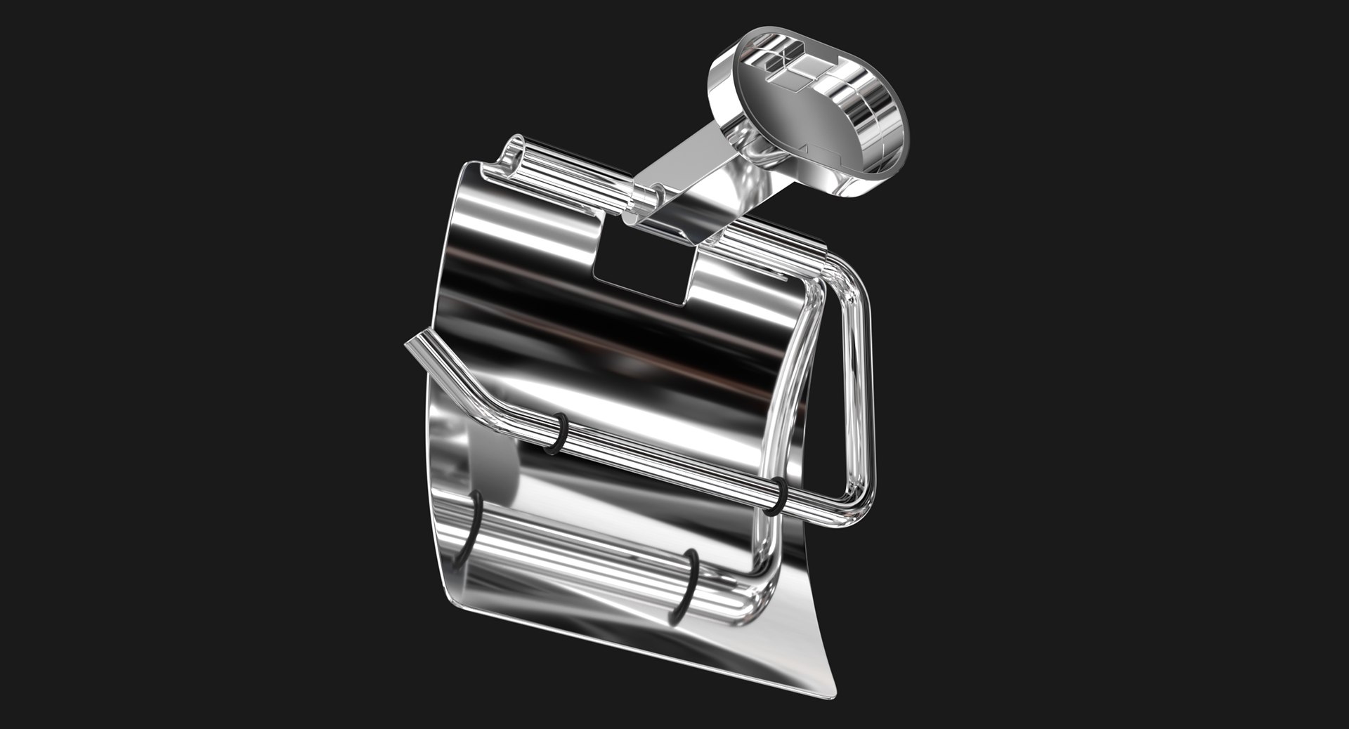 3D Model Realistic Toilet Paper Holder - TurboSquid 1362333