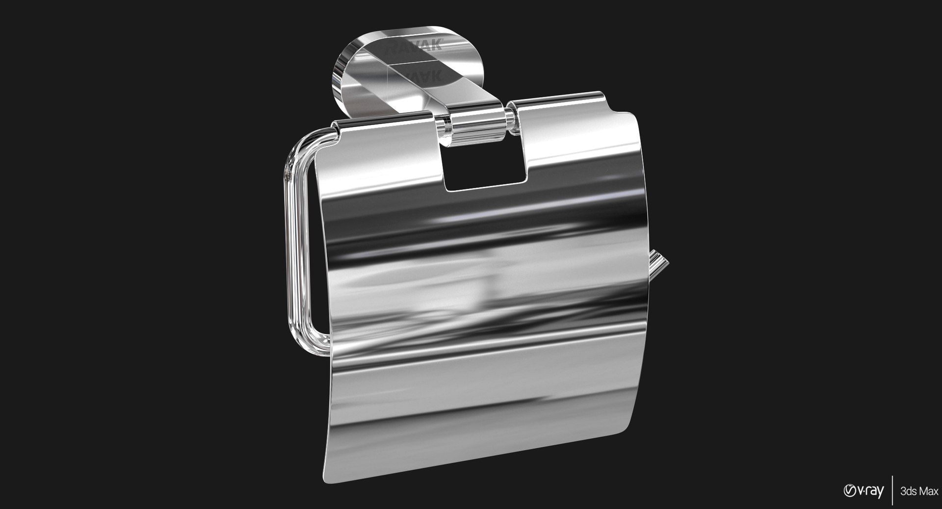 3D Model Realistic Toilet Paper Holder - TurboSquid 1362333