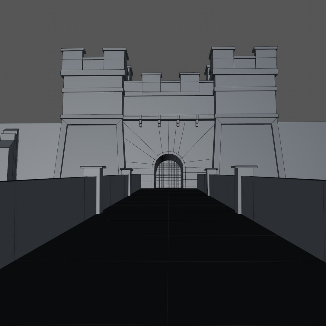 3D Castle Architecture Model - TurboSquid 1347036