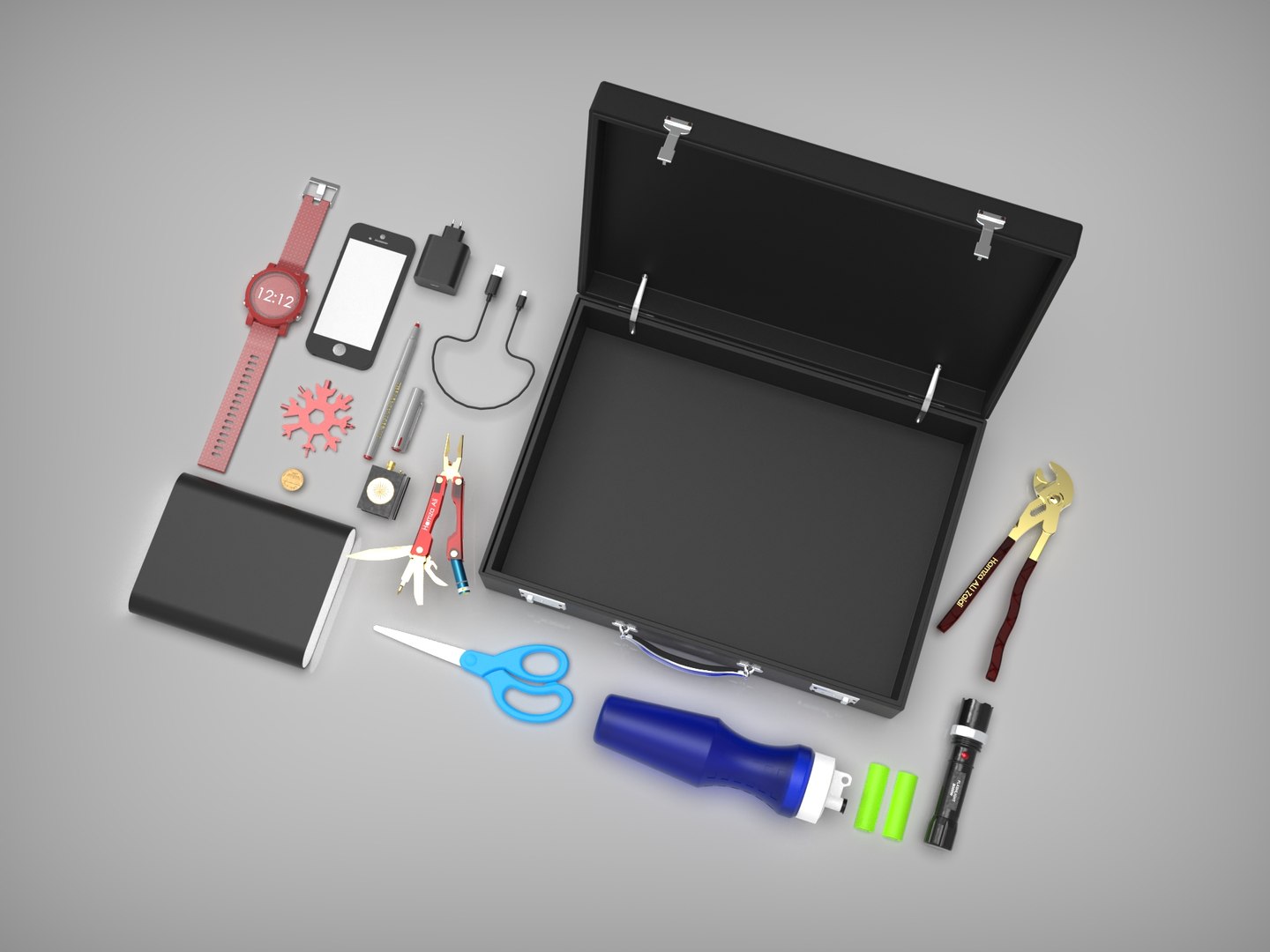 Traveling Objects Collection - 15 Items 3D Model - TurboSquid 2011826