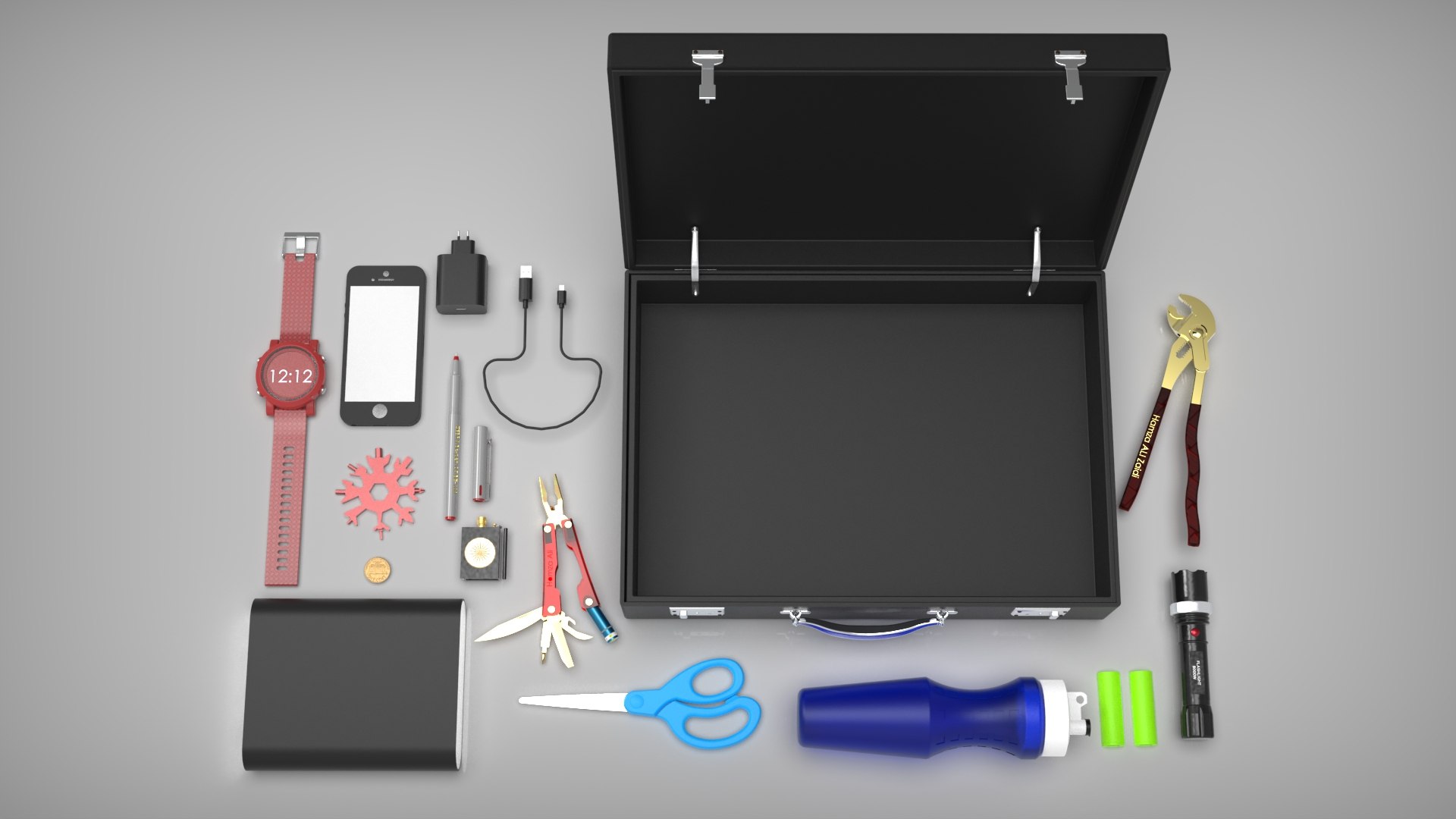 Traveling Objects Collection - 15 Items 3D Model - TurboSquid 2011826