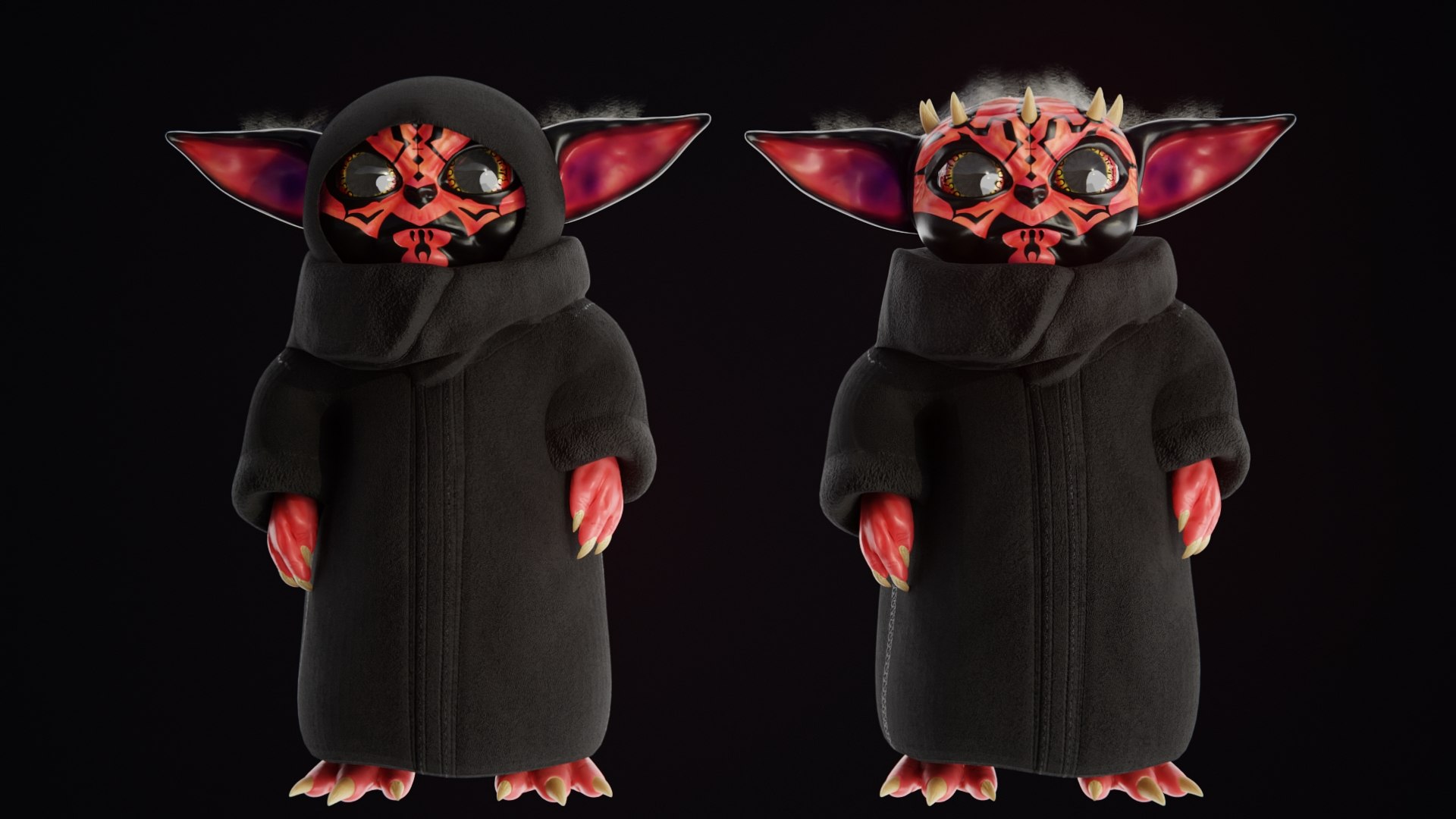 Darth Grogu Model - TurboSquid 2032589